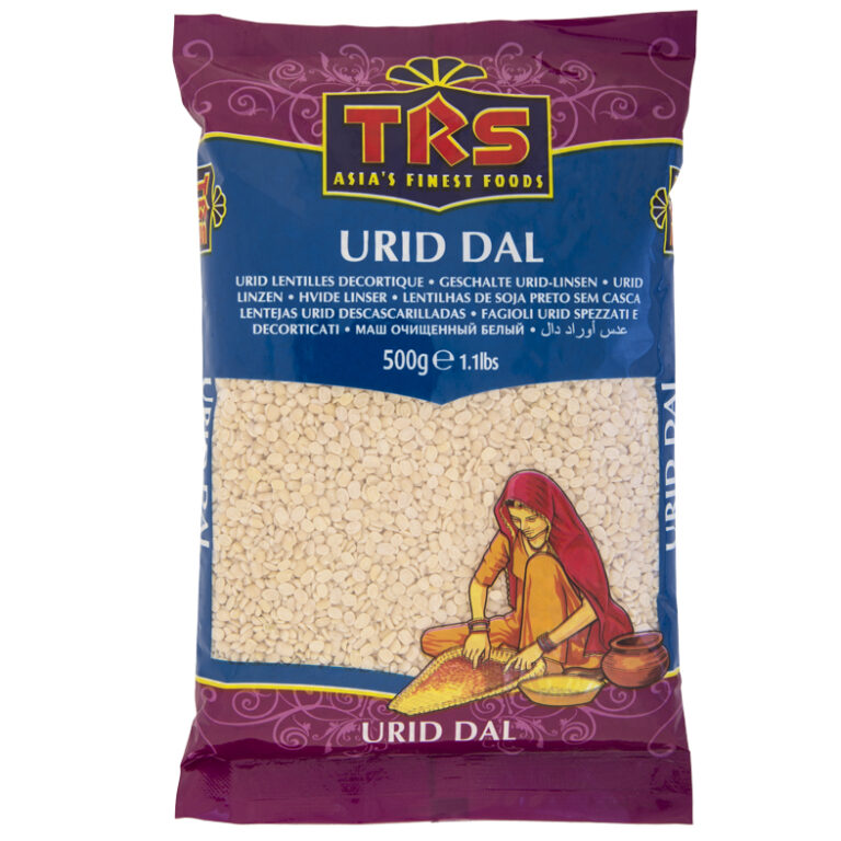 TRS Urid Dal - Mash Daal (White) 500g - ZakiAsianFoods